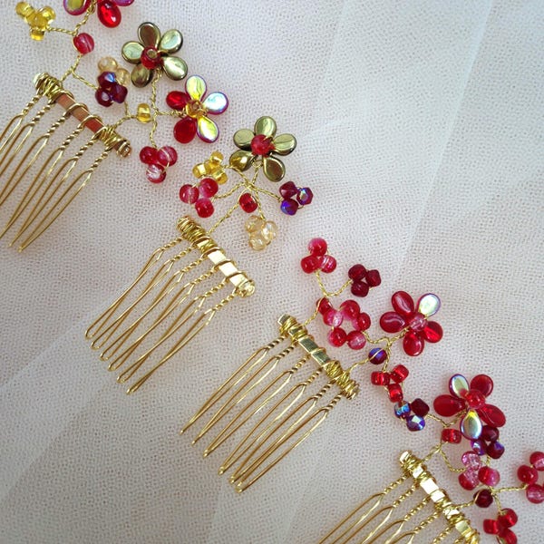 Red Hair Comb - Etsy UK