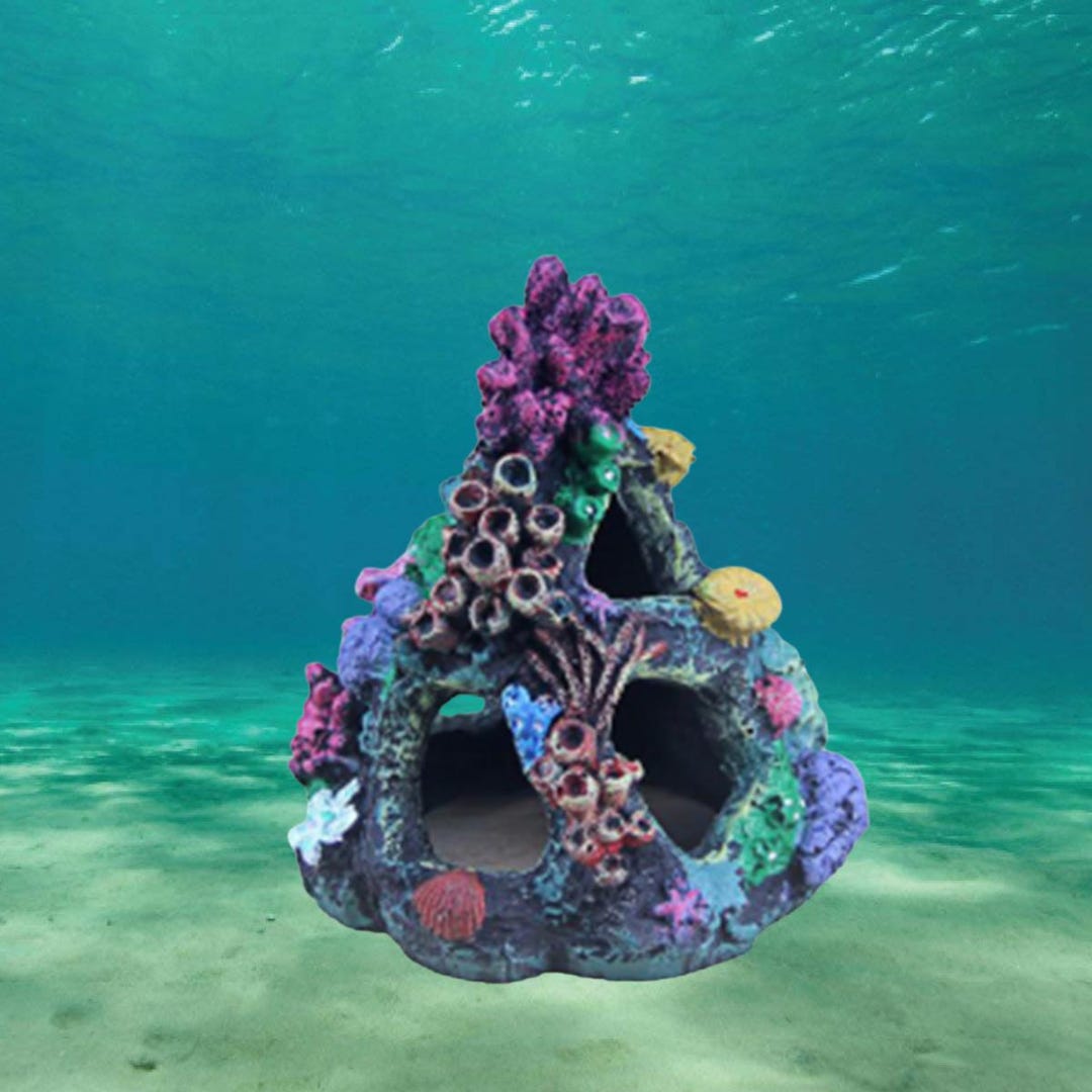 Fish Tank Coral Reef Ornaments Aquarium Fish Tank Coral Scenery ...