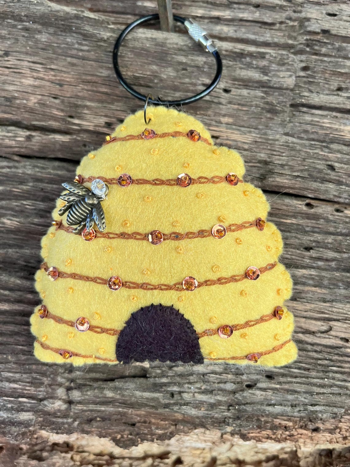 Beehive. an Original Felt Year 'round Ornament/gift Handmade in the USA ...