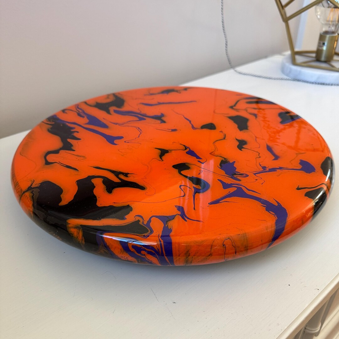Halloween Swirl Charcuterie Board With Lazy Susan - Etsy