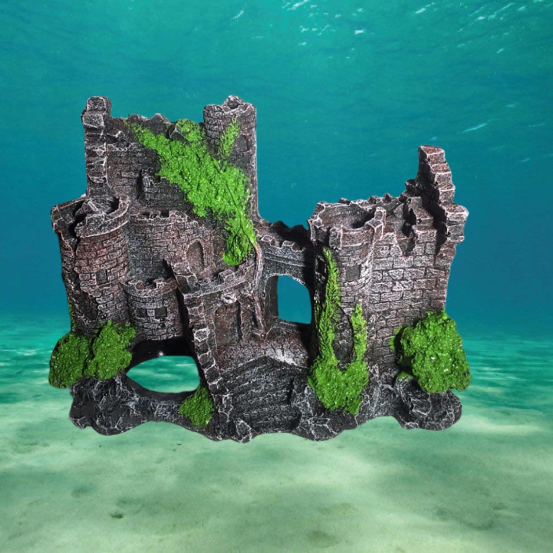 Aquarium Resin Castle Decoration Fish Tank Decor, Aquarium Rocks ...