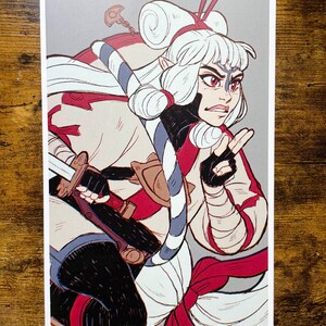 ZELDA - Impa Age of Calamity Print (5.5in X 8.5in) - Etsy
