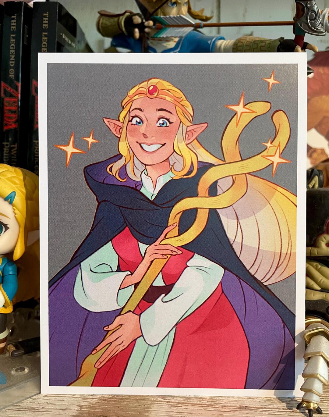 ZELDA - Princess Zelda Postcard Print (4.25in X 5.5in) - Etsy