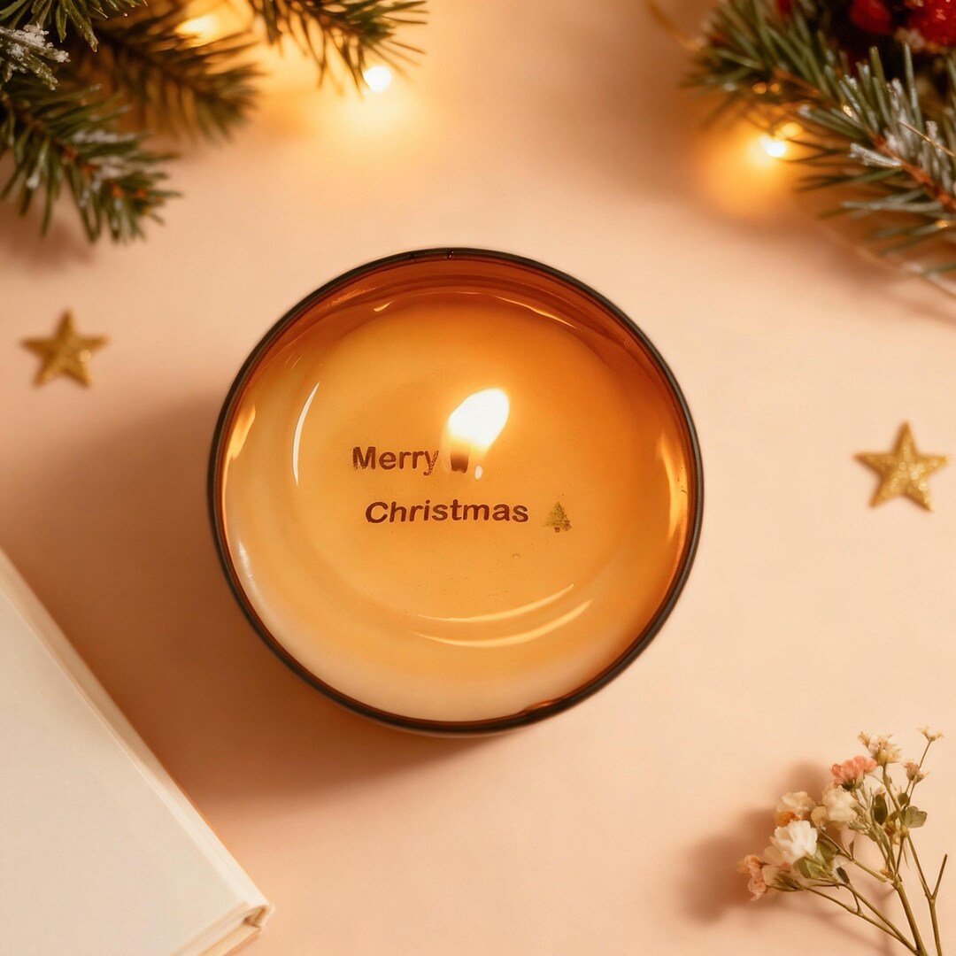 Christmas Hidden Message Tin Candle—scented Reveal Candle Gift - Etsy
