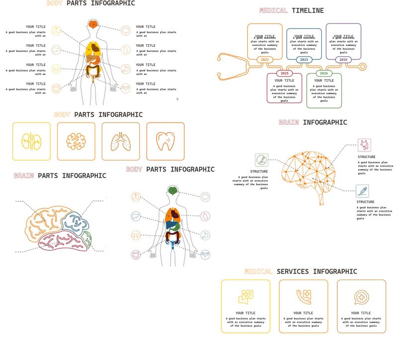 Medical Powerpoint Template Bundle | Clinic & Hospital Slides (digital ...