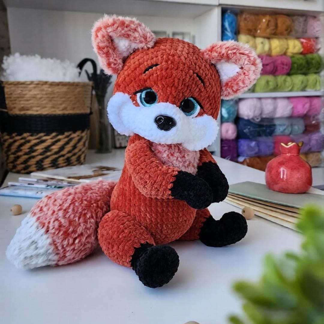 Fox Crochet Pattern: Amigurumi Toy (pattern English) - Etsy