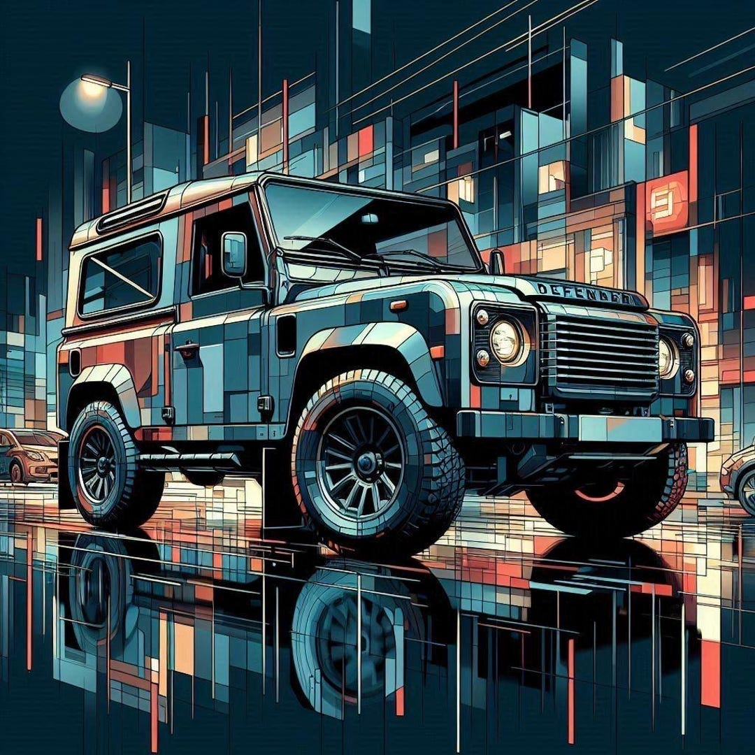 Land Rover Defender: AI Generated Art With Hyperrealism and Surrealism ...