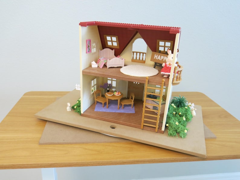 Rotating Table for Dollhouse Rotary Dollhouse Stand Table Spinning ...