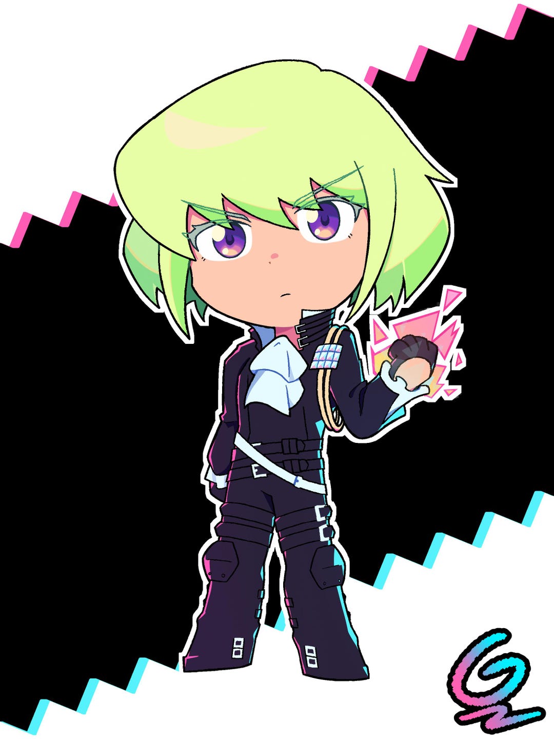 Chibi Sticker | Lio (promare) - Etsy