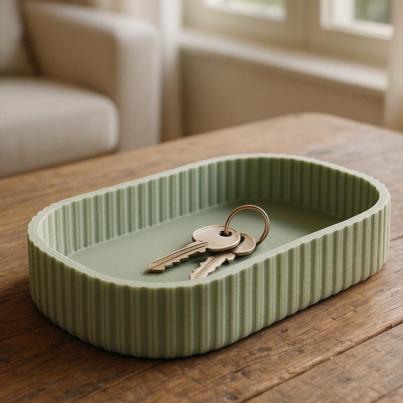 3d Modern Tray - Etsy