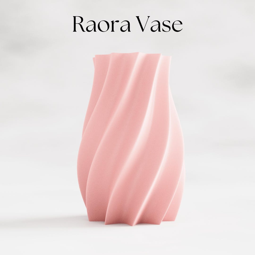 Raora Vase STL, 3D Print Model for Vase Mode, Best Selling Items 3D ...
