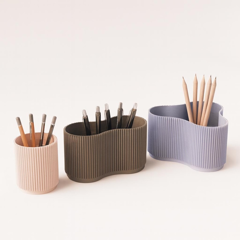 3D Printable Modular Organizer Set of 3 | Stackable Containers | Two ...