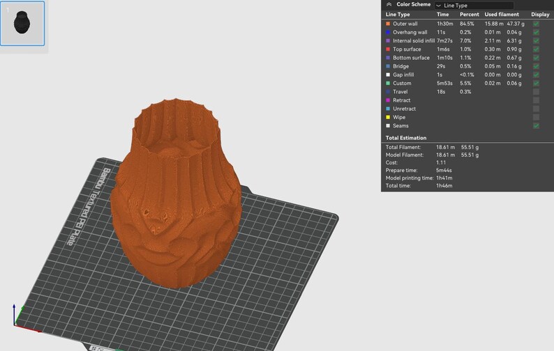 Tepoca Vase STL, 3D Print Model for Vase Mode, Best Selling Items 3D ...