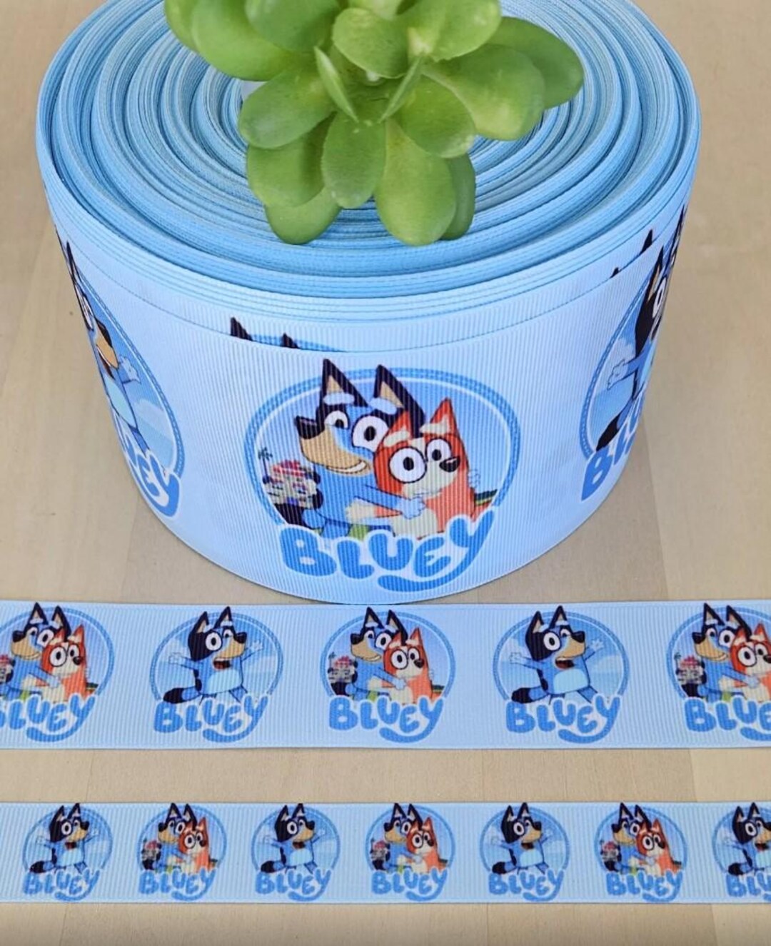 Blue Dog Grosgrain Ribbon, 5/8, 7/8, (1 YD) – Character Ribbon for DIY ...