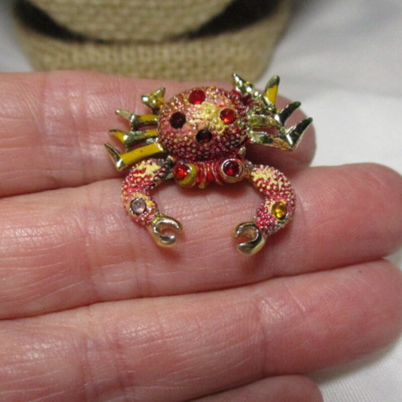 Crab Brooch - Etsy