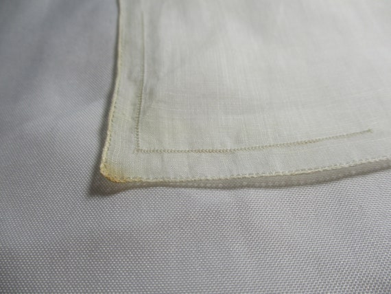 1910's Linen Pulled Thread/Drawn Thread Handkerchief … - Gem