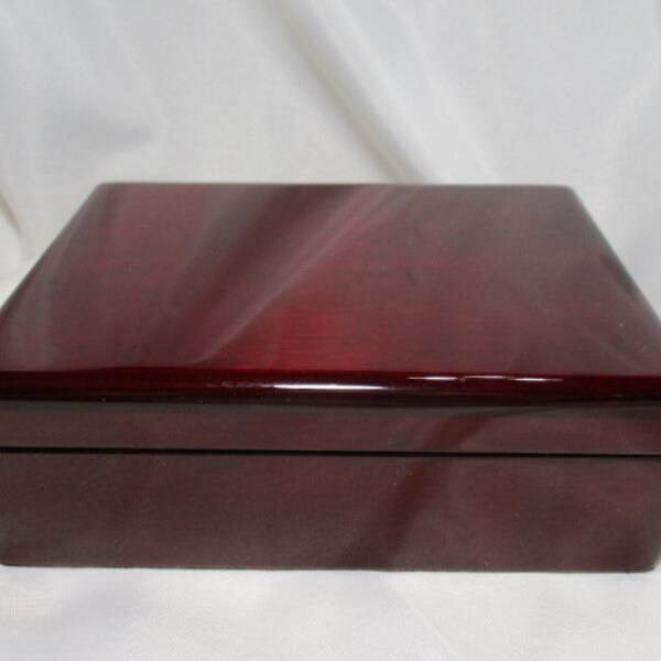 Red Wooden Box - Etsy