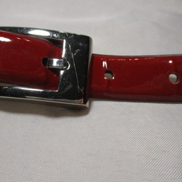 Patent Leather Belt - Etsy