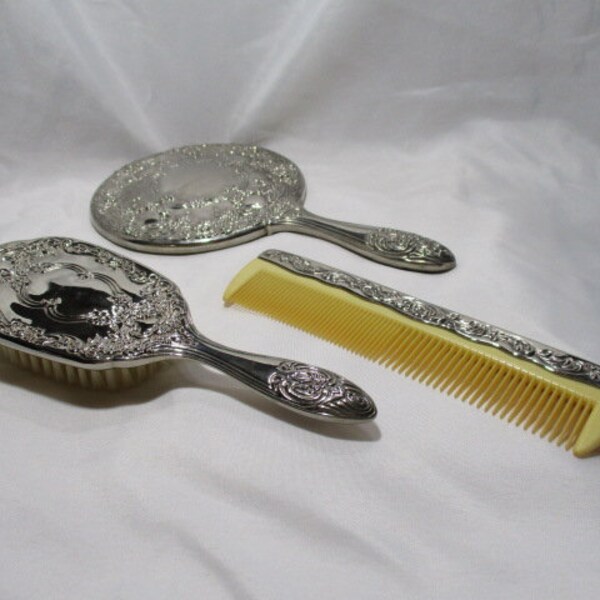 Brush Comb Mirror - Etsy