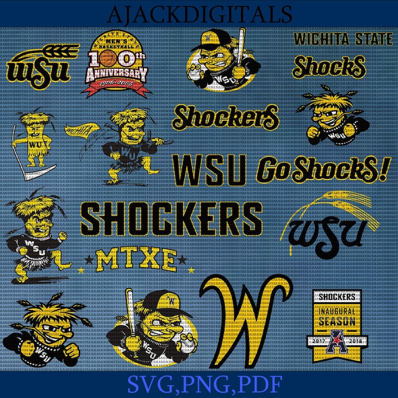 High Quality Wichita State College SVG, Football, Shockers SVG ...
