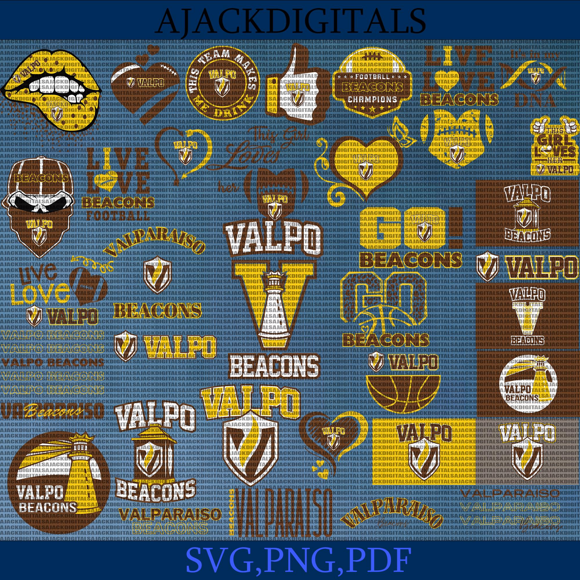 High Quality Valparaiso College SVG, Football, Beacons SVG, Athletics ...