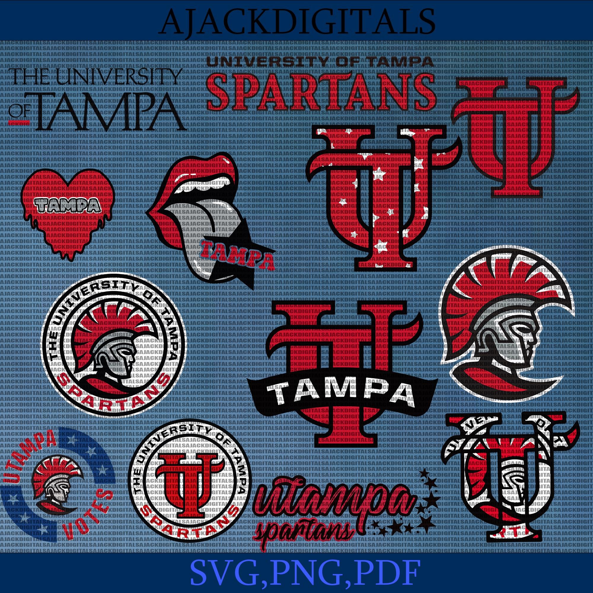 High Quality Tampa College SVG, Football, Spartans SVG, Athletics ...