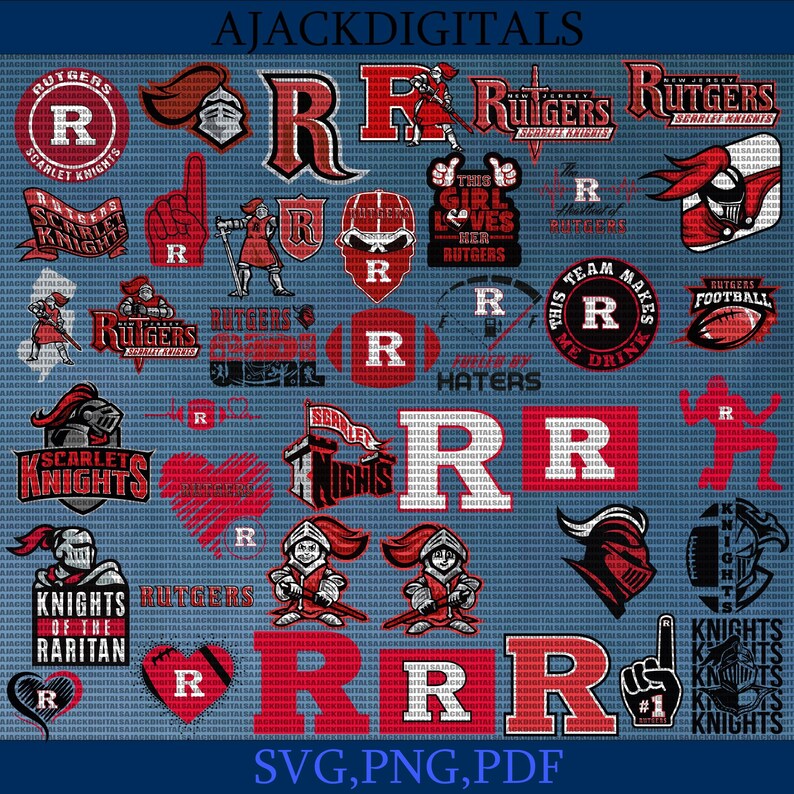 High Quality Rutgers University SVG, Football, Scarlet Knights SVG ...