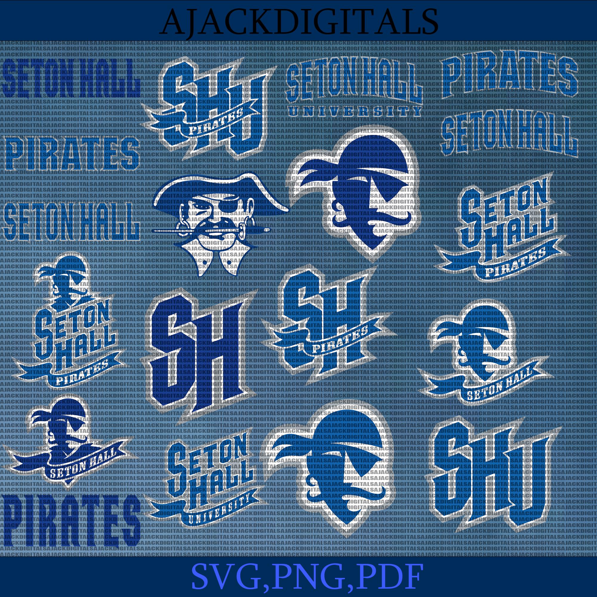 High Quality Seton Hall College SVG, Football, Pirates SVG, Athletics ...