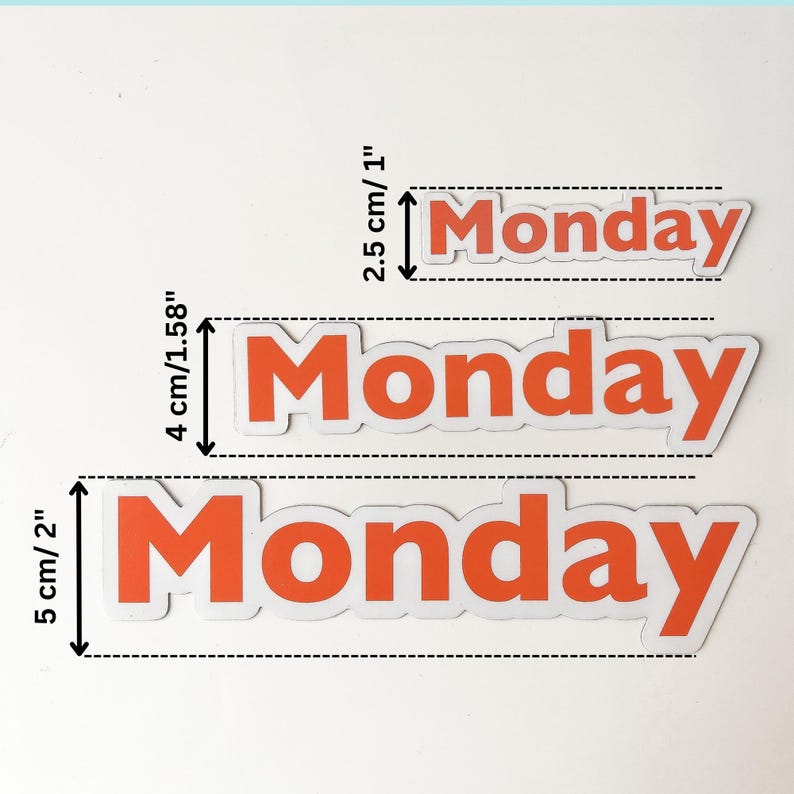 Days of the Week Magnets for Whiteboard Set, Rainbow Classroom Schedule ...