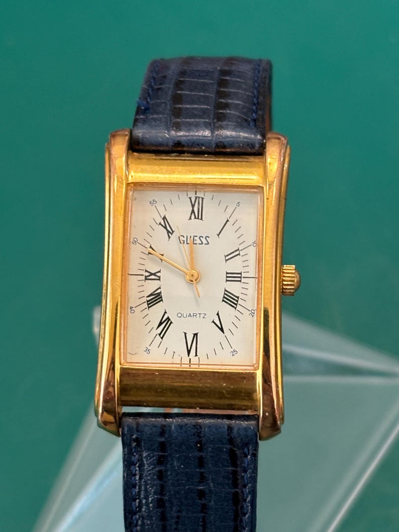 Guess Ladies Tank Style Watch With New Battery - Etsy