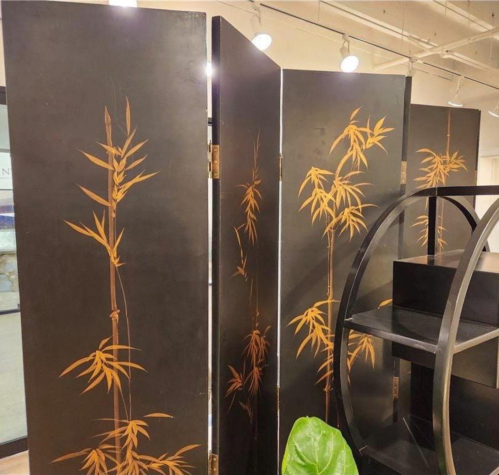 Vintage Oriental 6 Panel Screen Room Divider-96”l - Etsy