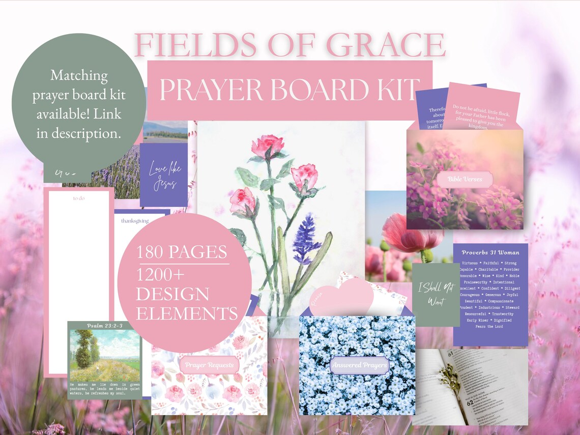 Printable Prayer Request and Praise Report Cards Pink Floral Blank ...