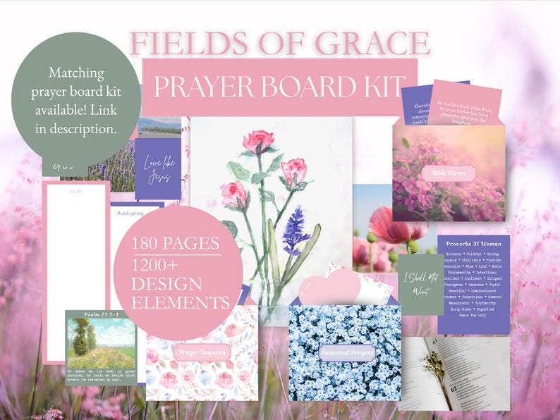 Printable Prayer Request and Praise Report Cards Pink Floral Blank ...