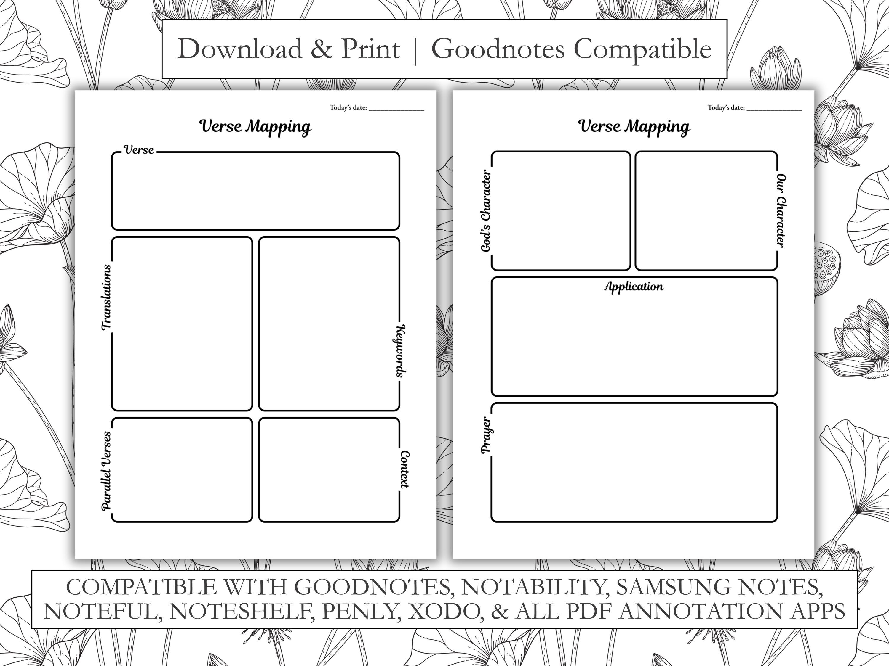 Minimalist Bible Study Bundle, 12 Templates, SOAP Bible Study Template ...