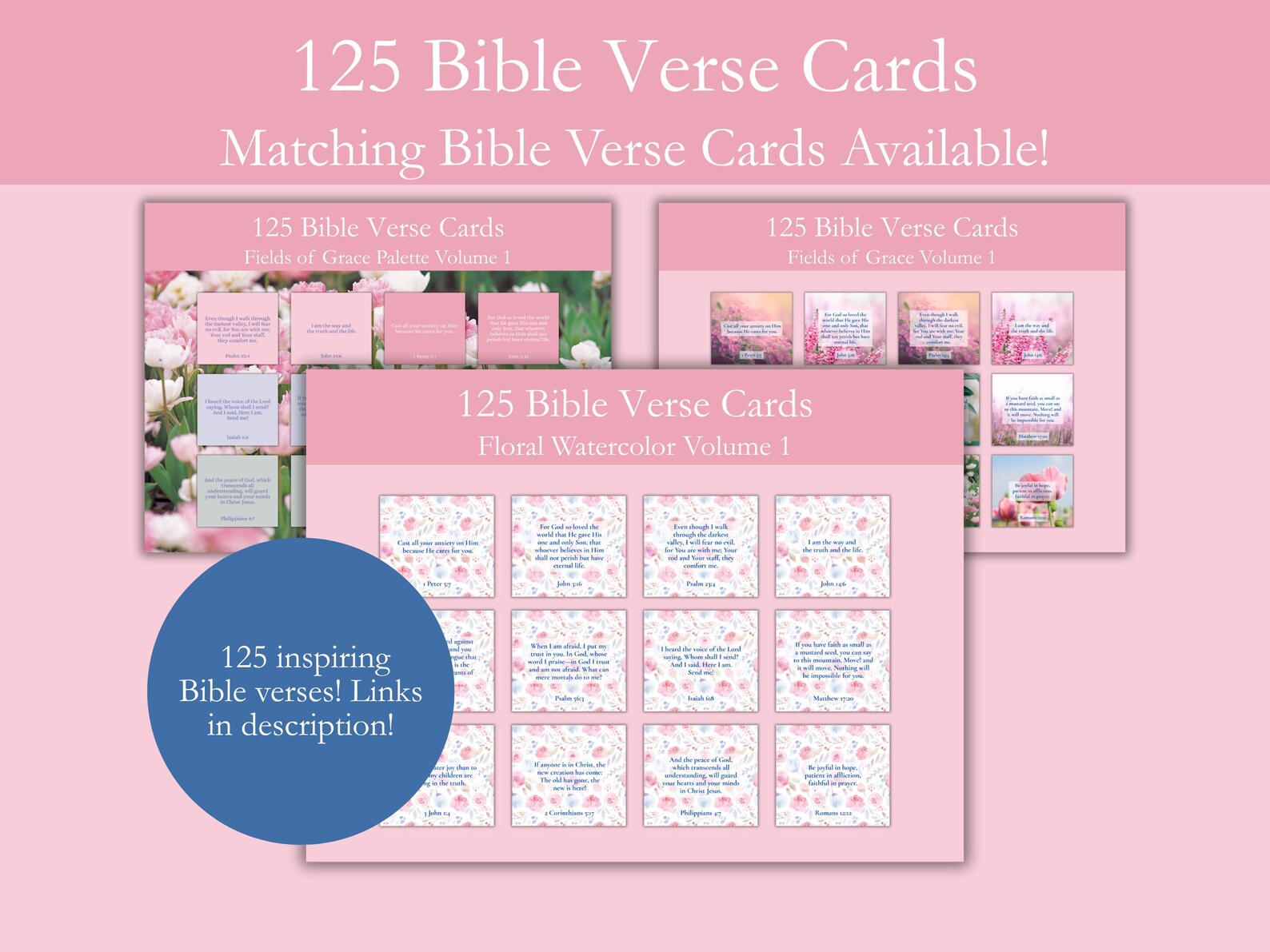 Printable Prayer Request and Praise Report Cards Pink Floral Blank ...