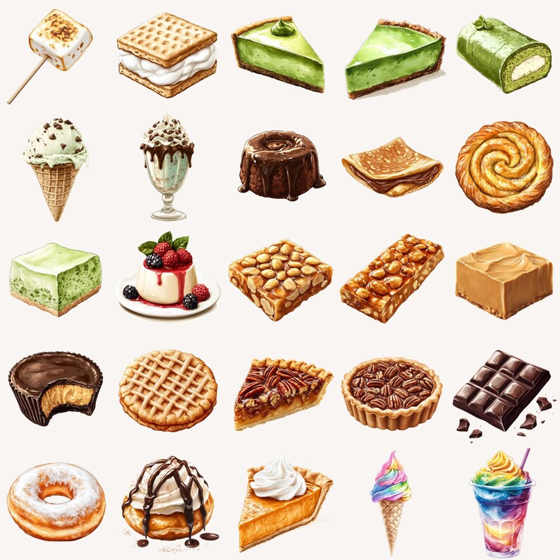 Bakery Clipart PNG, Sweet Treats, Cupcakes, Cakes, Ice Cream ...