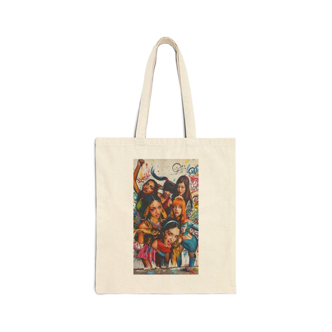 Katseye Kpop Girlsband Tote Bag | K-pop Band Illustration - Etsy