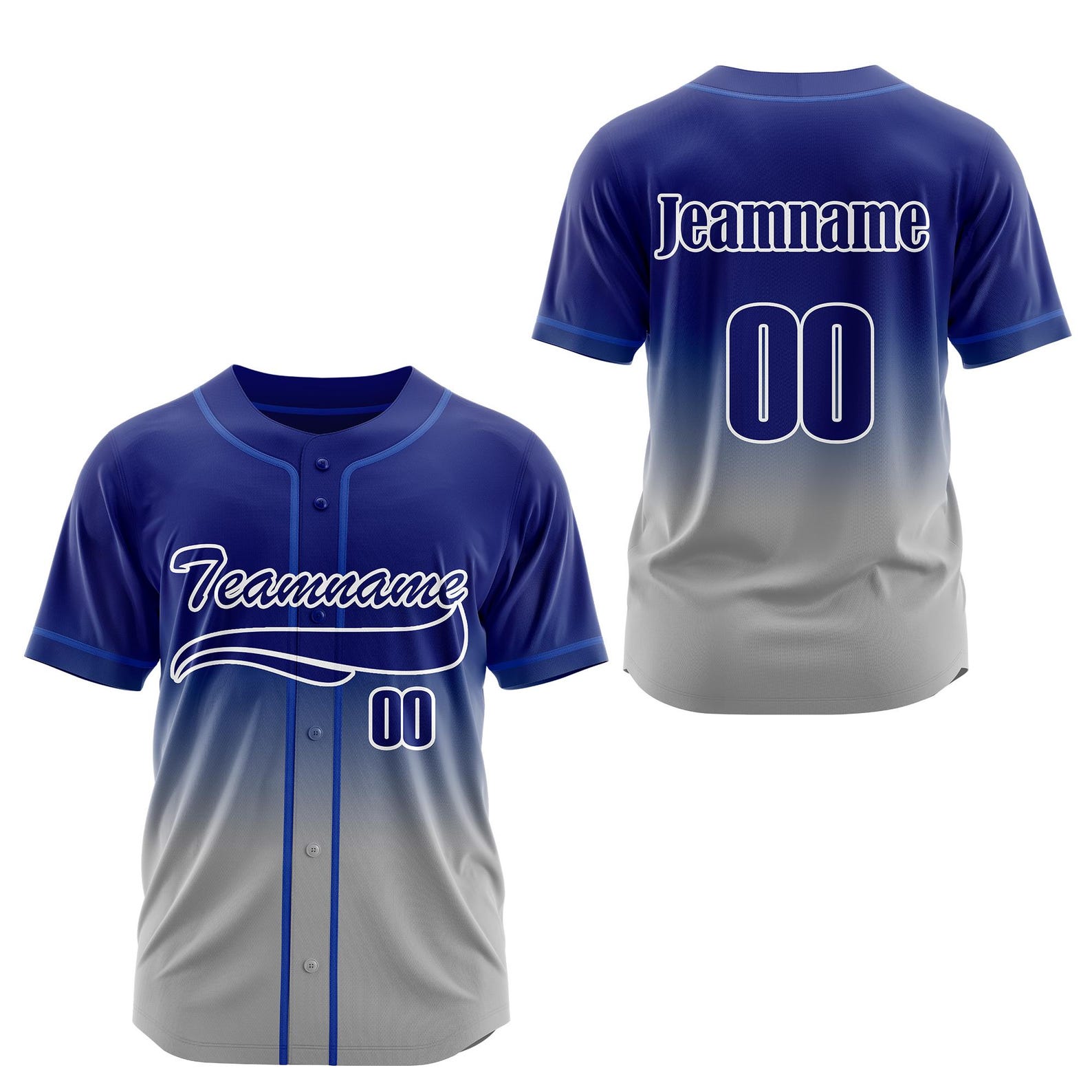 Custom Team Name Baseball Uniforms，gradient Baseball Uniforms ...
