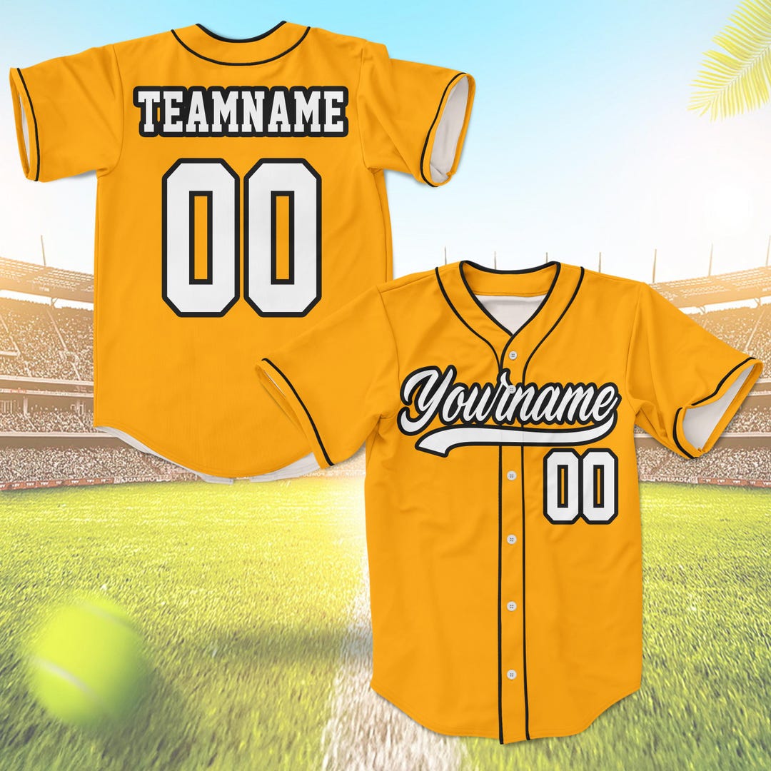 Custom Baseball Jersey Personalized Team Name Number Baseball Jersey ...