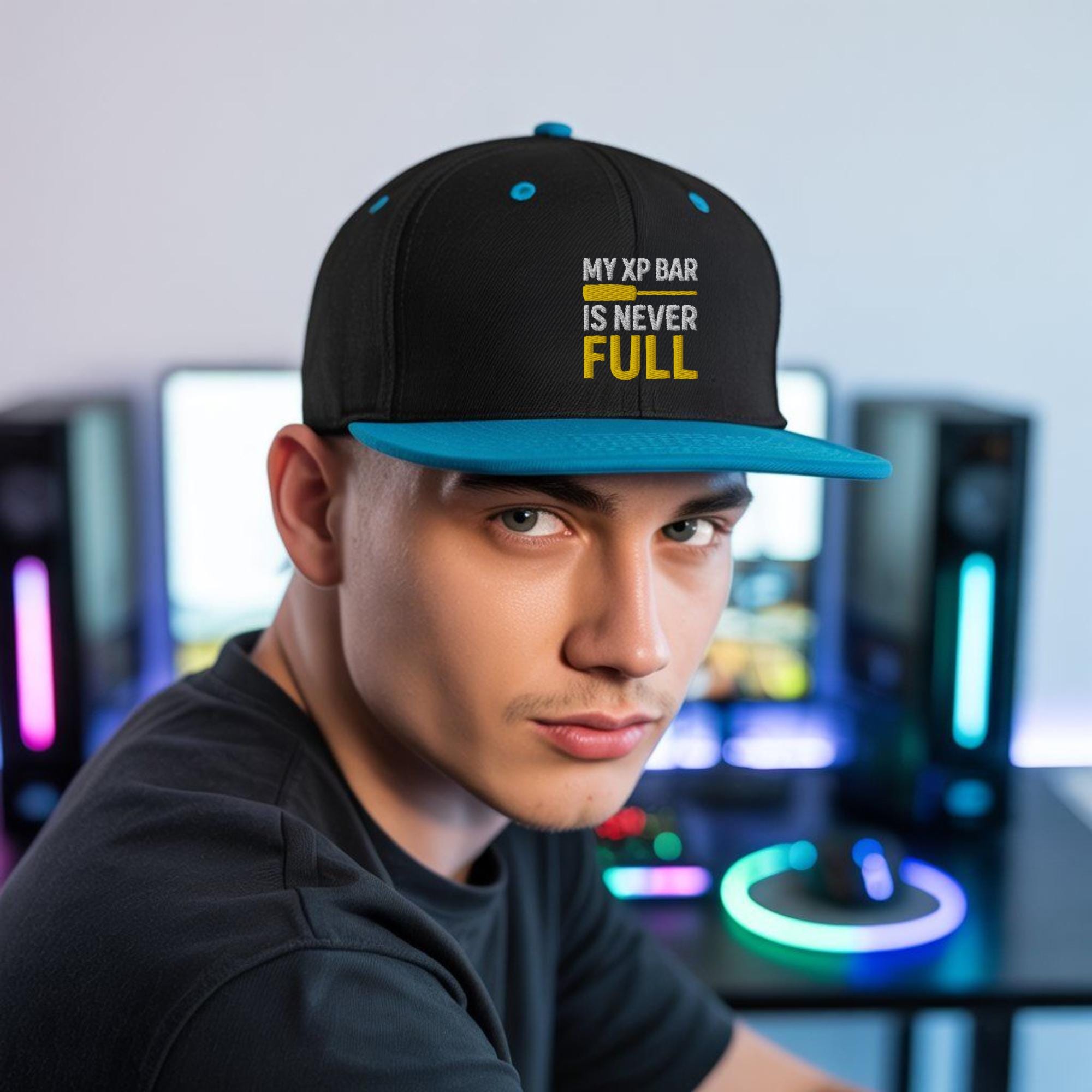 XP Bar Gamer Hat - Motivational RPG Cap - Level up Dad Hat - Tabletop ...
