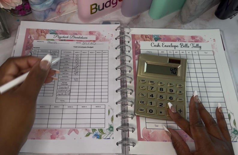 Zero Based Budget Printable, Weekly Paycheck Breakdown Planner, Bills ...