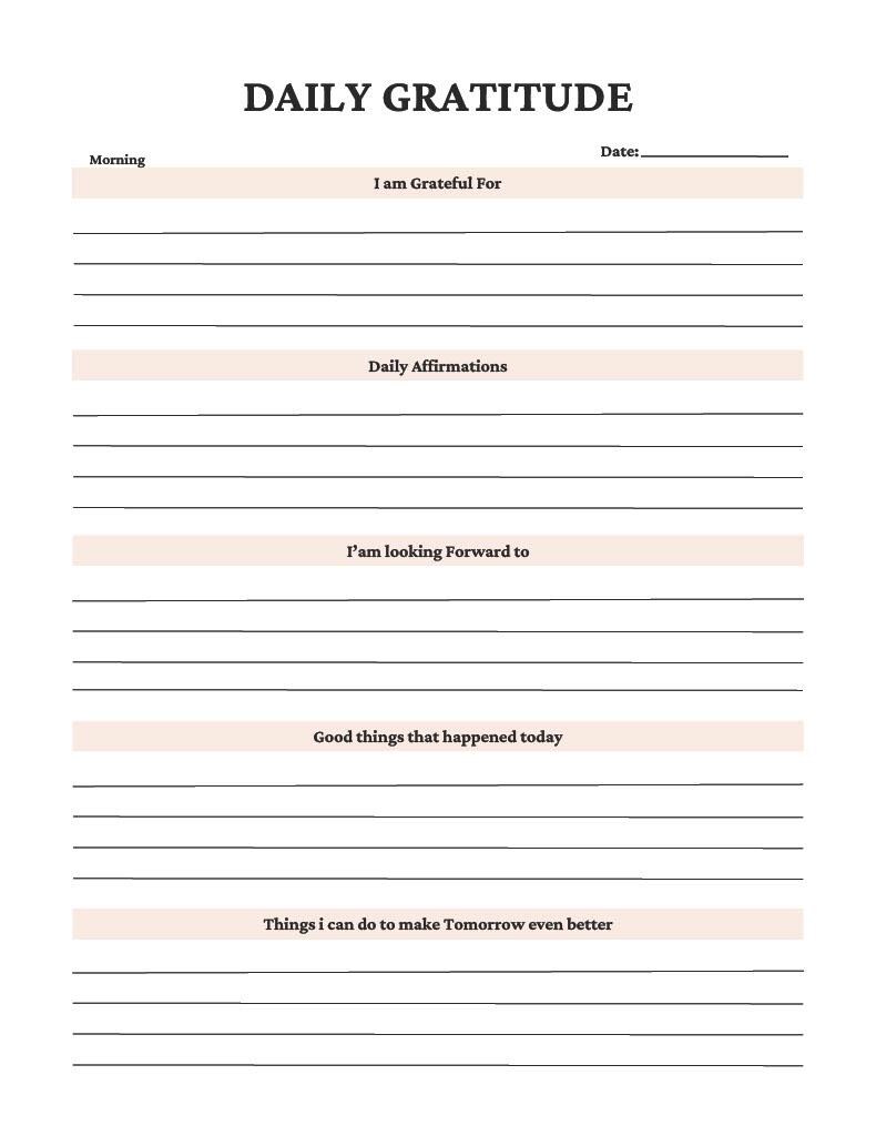 Printable Prayer Journal | Faith-based Daily Devotional | Christian ...