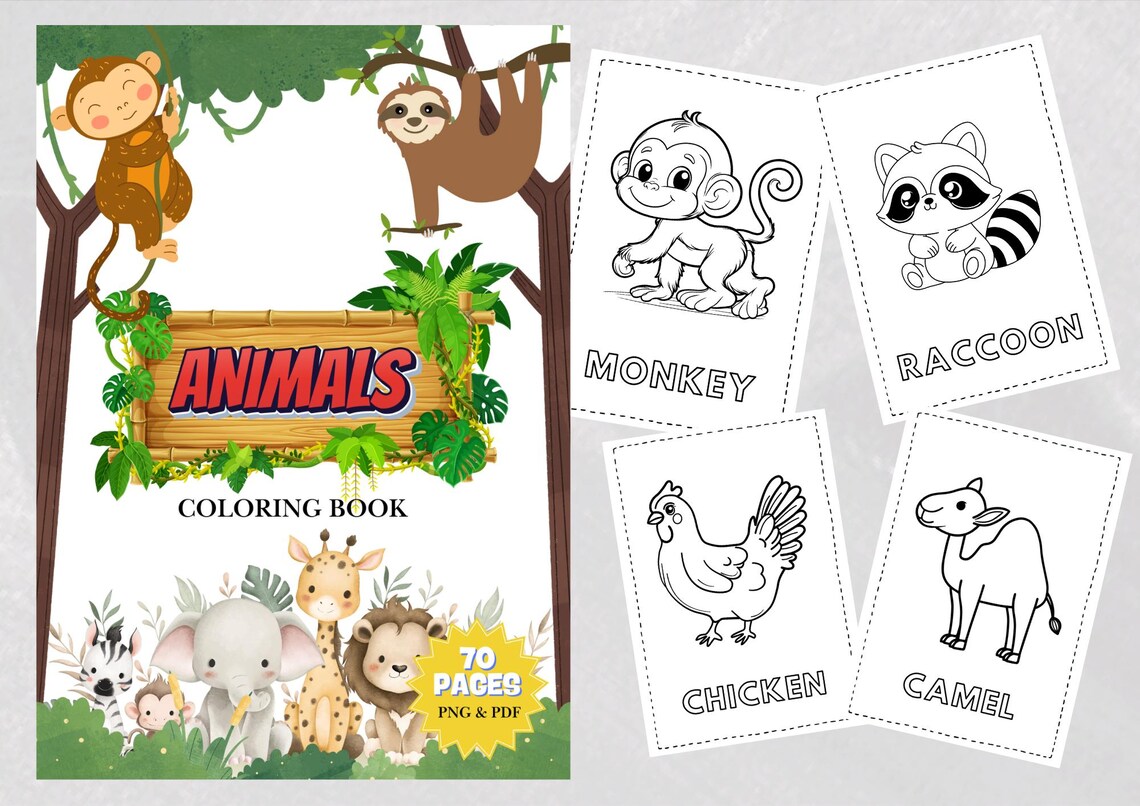 70 Printable Coloring Pages for Kids, Toddlers, Preschoolers, Coloring ...