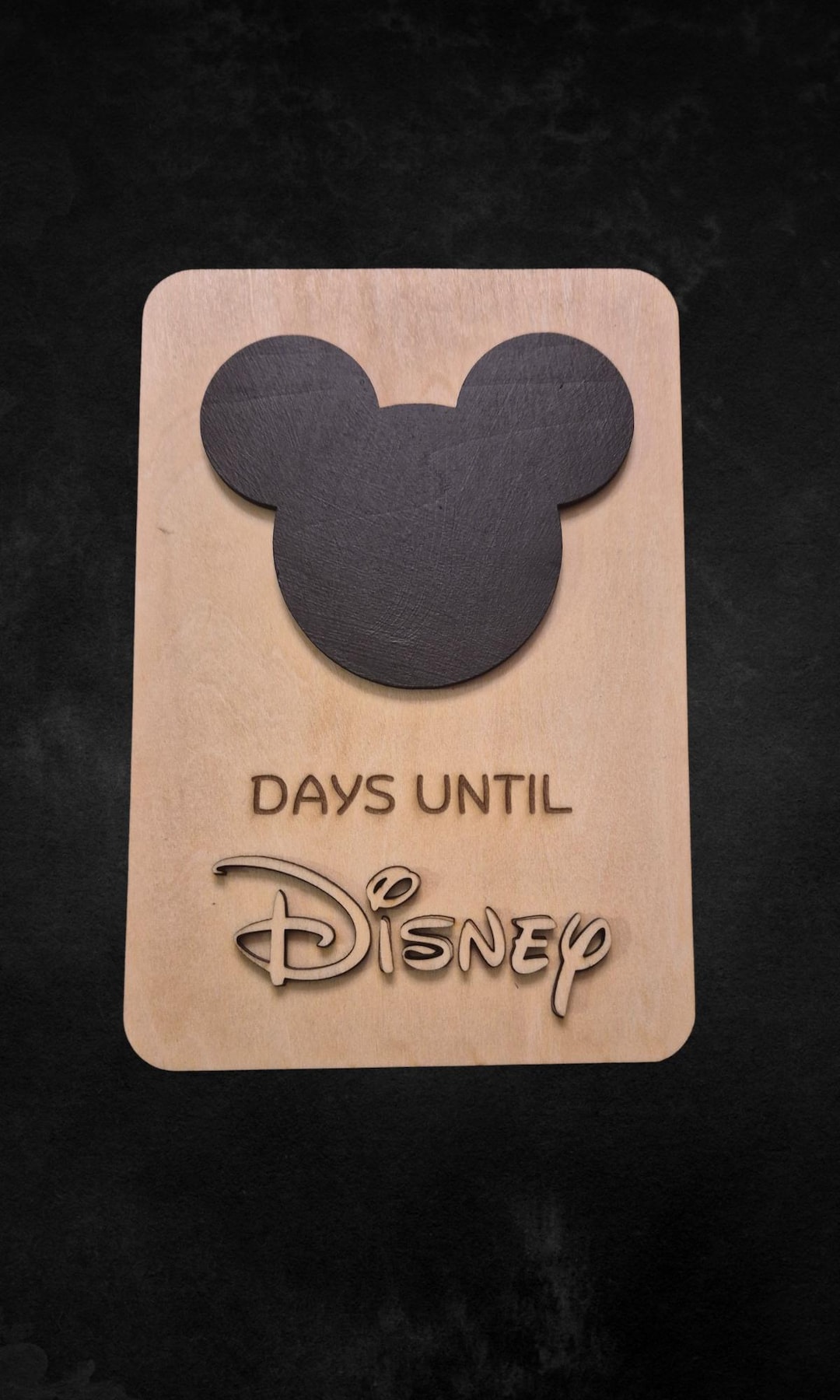 Wooden Laser-engraved Event Countdown Magnet - Etsy