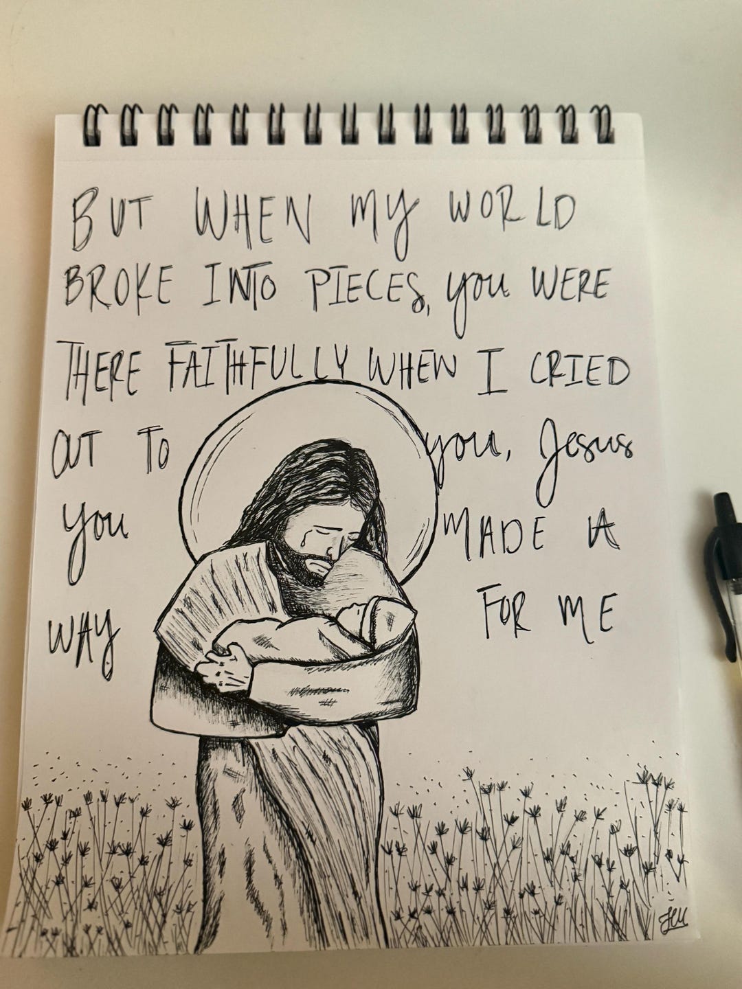 Jesus Holding Broken World Art Print: Christian Scripture Wall Art - Etsy