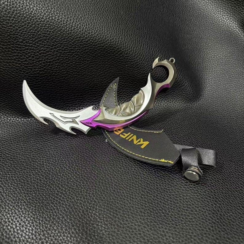 Valorant Karambit Knife – Realistic Rotatable Valorant Knife Toy ...