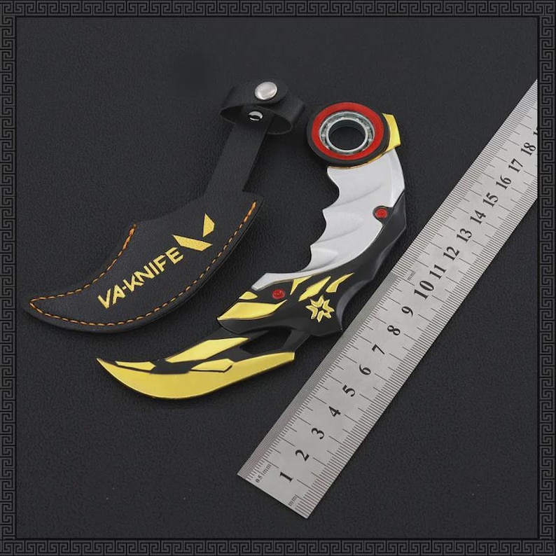 Valorant Karambit Knife – Realistic Rotatable Valorant Knife Toy ...