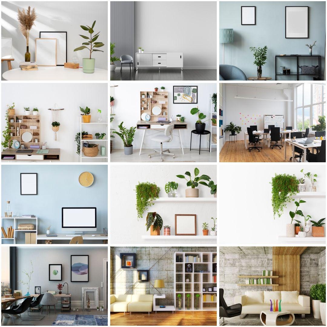 Zoom Background Bundle | 10+ Minimalist Square Virtual Backgrounds ...