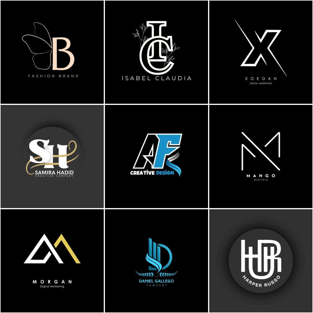 Custom Logo Design for Canva | 16 Editable Modern Minimalist Logos ...