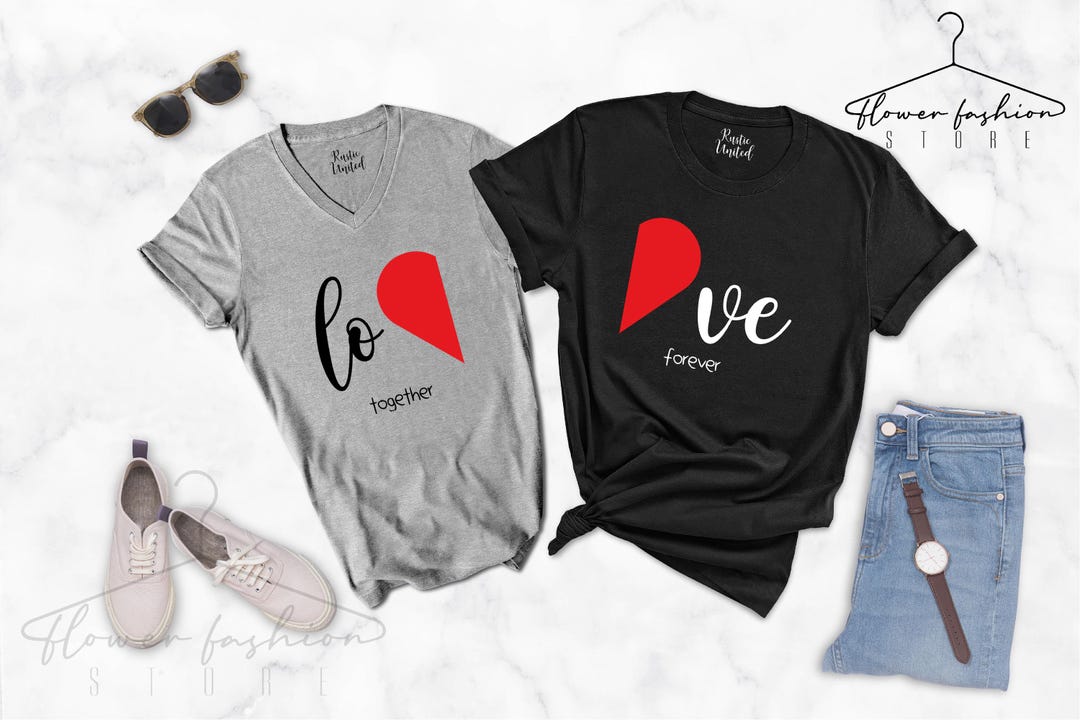 Matching Couple Love Shirt, Valentine's Day Gift Tee - Etsy